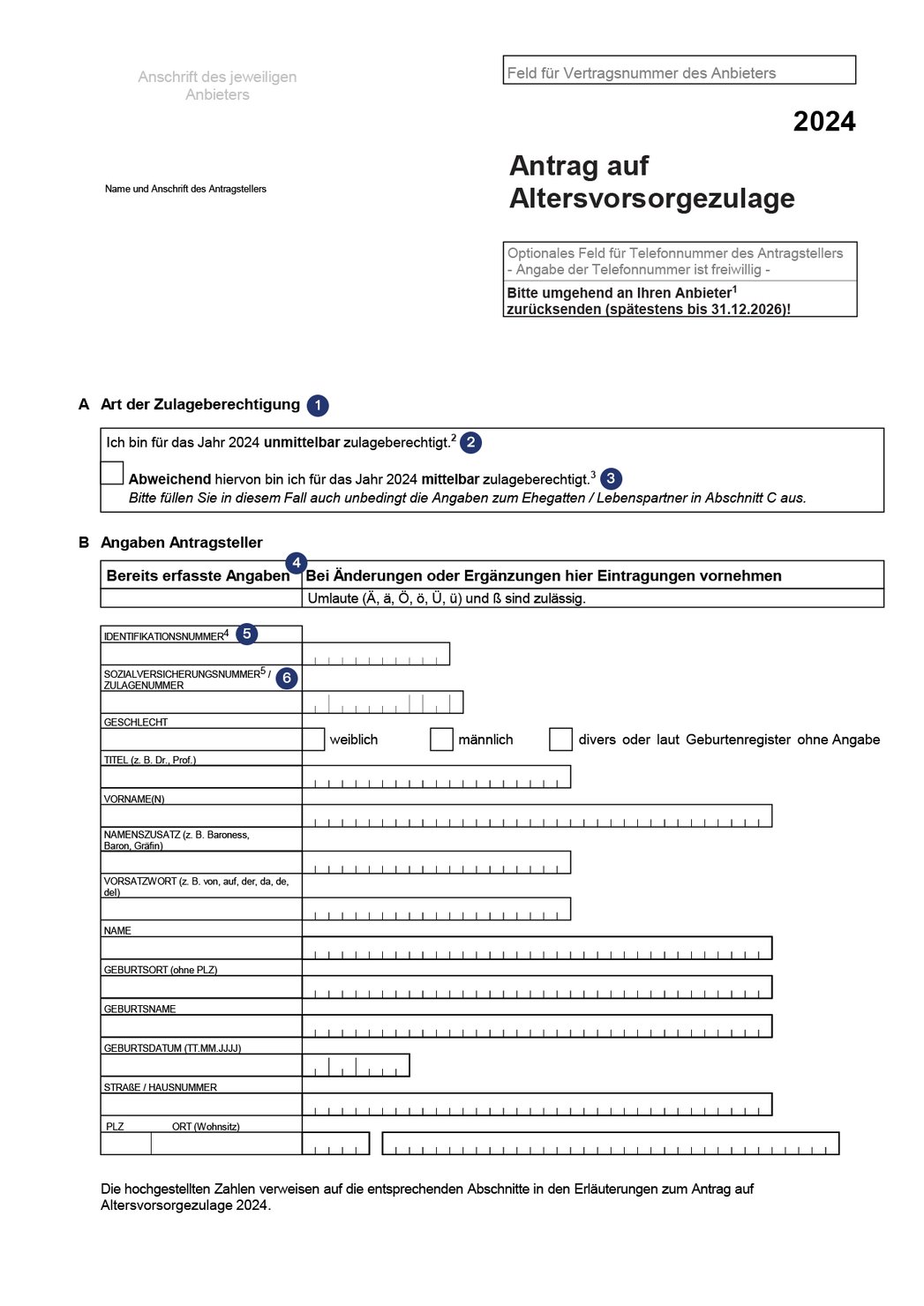 Riester Zulagenantrag - Schritt für Schritt Ausfüllhilfe | zurich.de